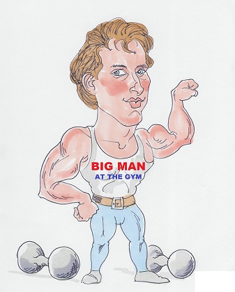 MARIO STRONG: BIG MAN AT THE GYM